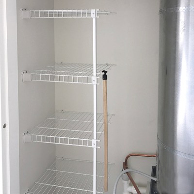 Ventilated Wire Linen Shelving | Showerwell Home Products