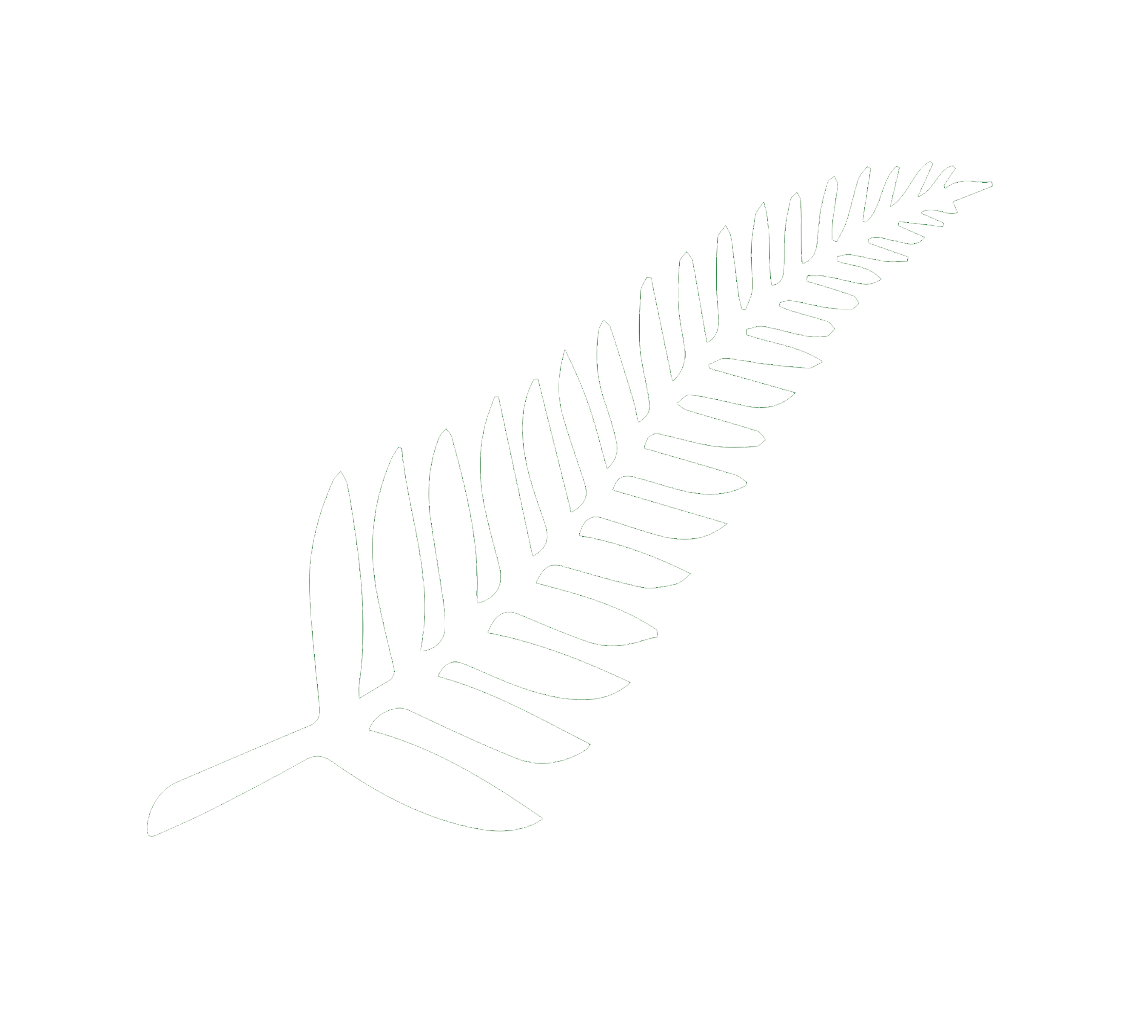 NZ made fern WHITE | Showerwell Home Products