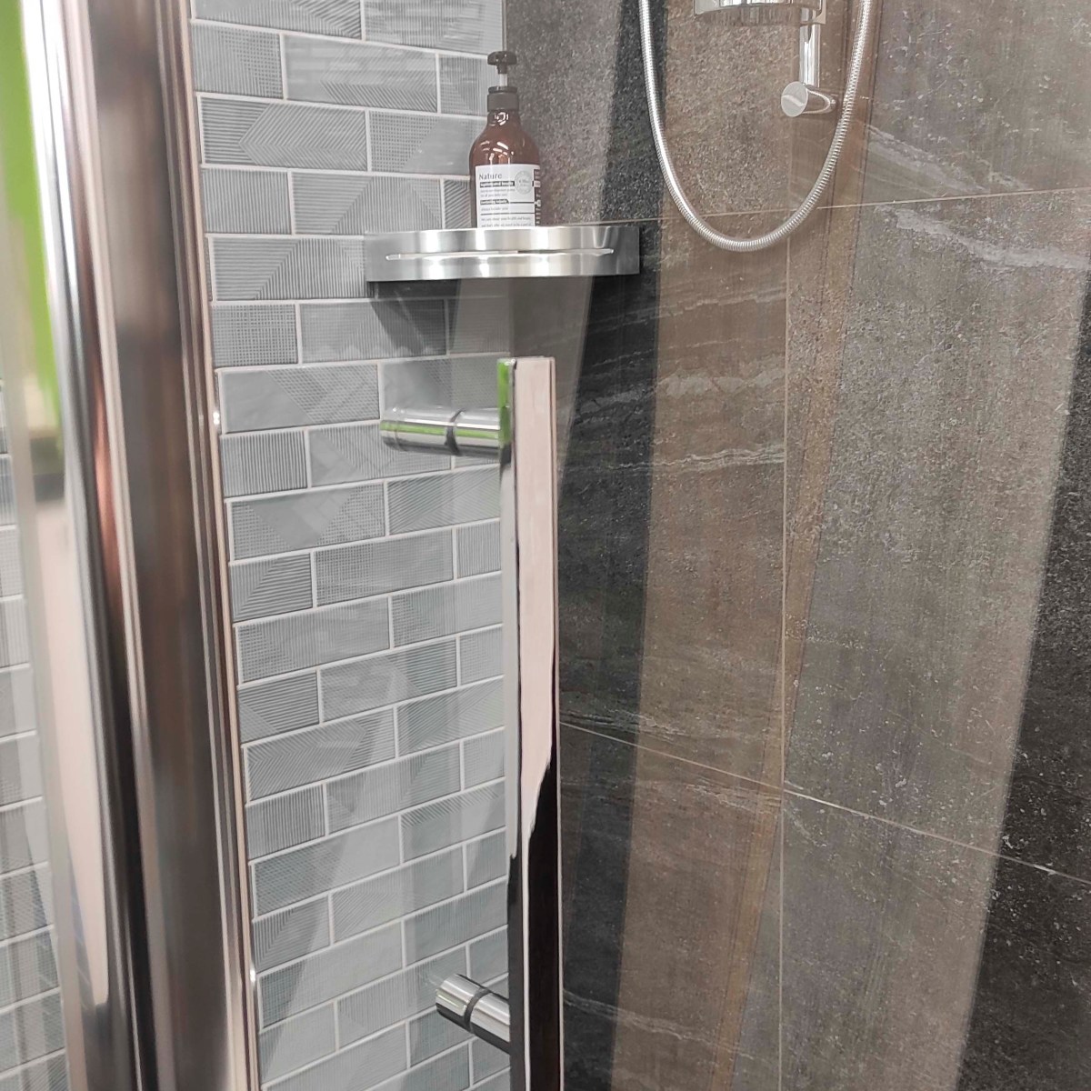 Designer Square Shower Door Handle | Showerwell Home Products